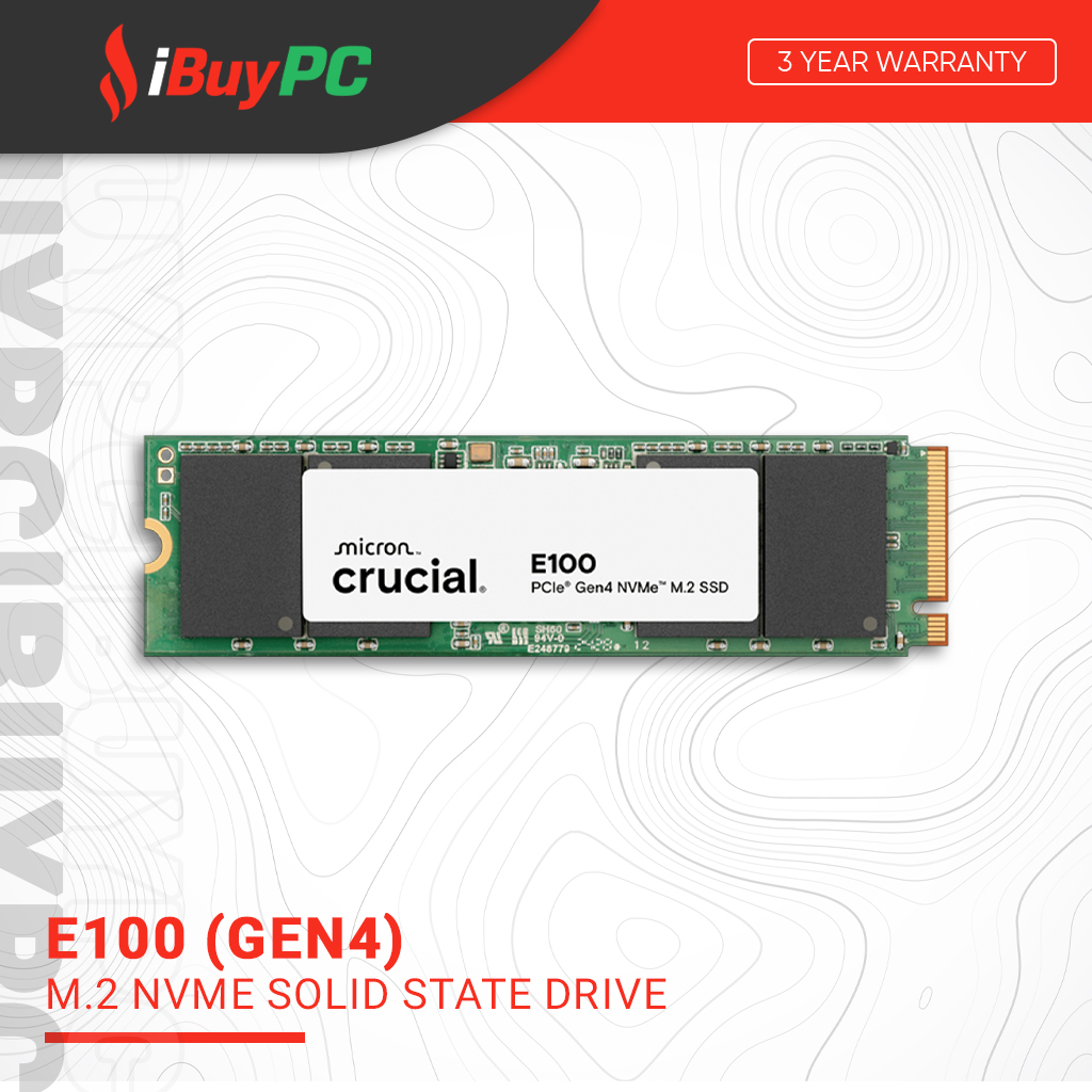 Crucial E100 1TB Gen4 NVMe SSD – IBUYPC